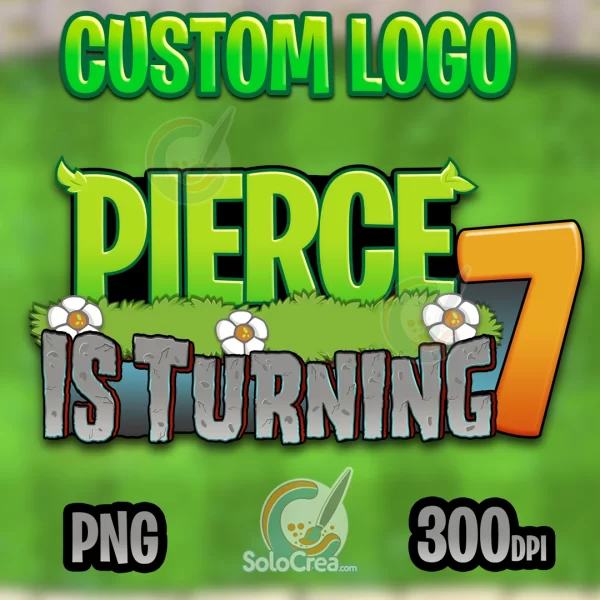 Logo Personalizado de Plants vs Zombies - archivo digital