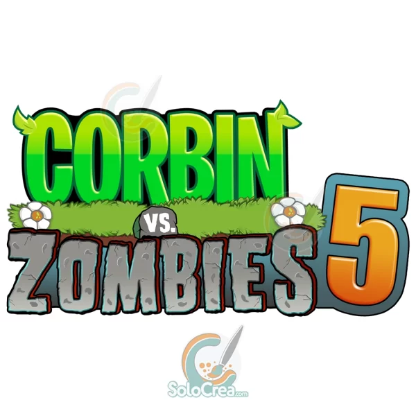 Logo Personalizado de Plants vs Zombies - archivo digital